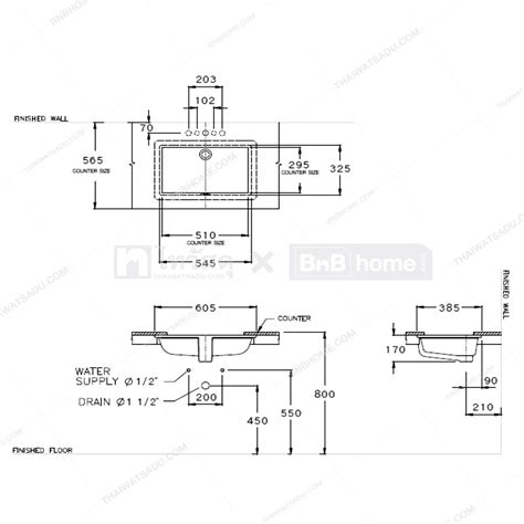 อ่างล้างหน้าแบบฝังใต้เคาน์เตอร์ Cotto รุ่น C05157 สีขาว Bnb Home