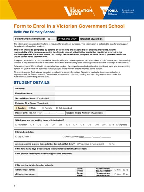 Fillable Online Belle Vue Primary School Fax Email Print Pdffiller