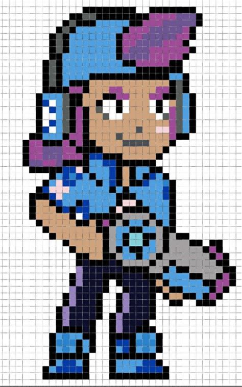 По Клеточкам Из Бравл Старс 63 фото