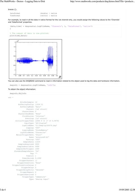 Daq Toolbox Examples Matlab Pdf Digital Audio Computer Software And Applications