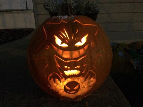 Just Finished Carving My First Pumpkin Of The Year Pretty Proud About