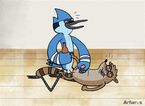 Rule 34 Anthro Furry Gay Male Mordecai Regular Show Rigby Rthur Tagme