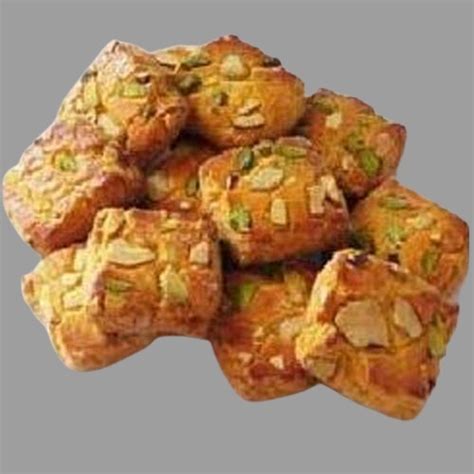 Tasty Hygienically Packed Square Shape Semi Soft Sweet Badam Pista
