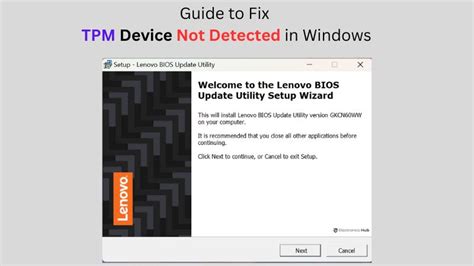 TPM Not Detected Fix It Fast In Windows Solutions