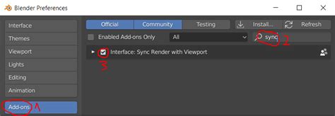 Interface Linking Render Visibility To Viewport Visibility In 281