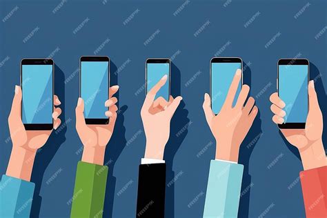 Premium Photo Hand Holding Mobile Phone Horizontally And Vertically