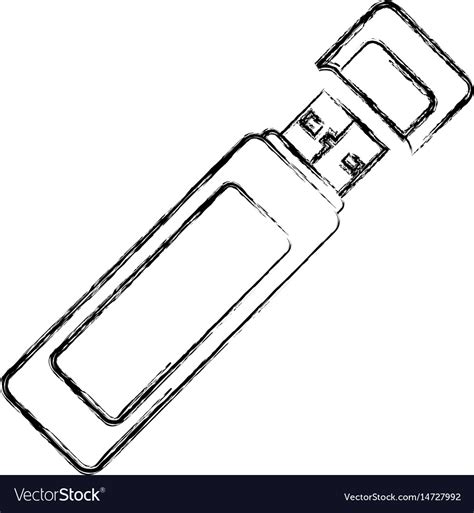 Usb Connection Technology Royalty Free Vector Image