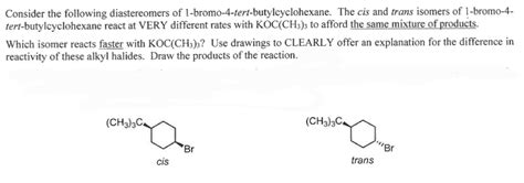 Solved Consider The Following Diastereomers Of Chegg