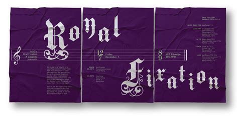 Royal Fixation Tryptic Posters — Eunices Website