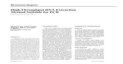 pdf high throughput dna extraction dokumen tips