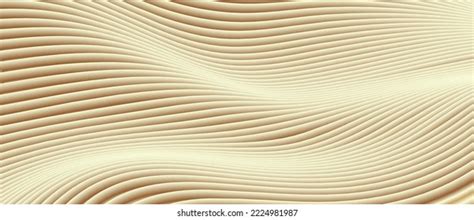 3d Render Waveform Flowing Gold Abstract Stock Illustration 2224981987 Shutterstock