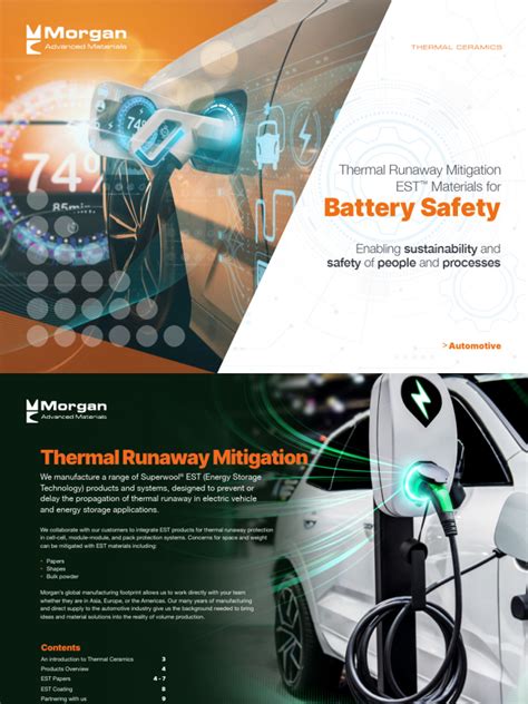 Thermal Runaway Mitigation Materials Assesment For Battery Safety Pdf