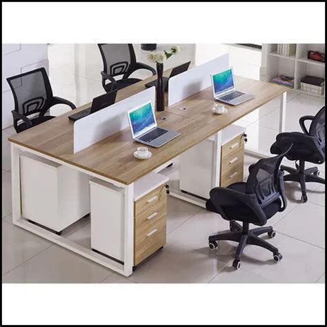 Eight Seating Capacity Wooden Linear Modular Office Workstation At Best Price In Faridabad