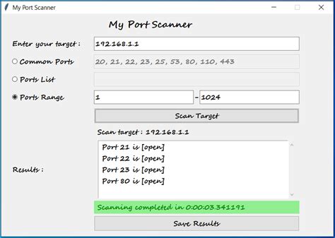un simple scanner de ports avec python et tkinter la steminista