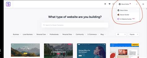Elementor Is Not Showing Up On Starter Templates How Do I Make It Show Up Please Help R