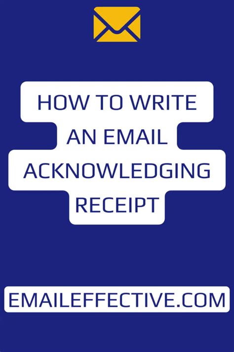 How To Write An Email Acknowledging Receipt