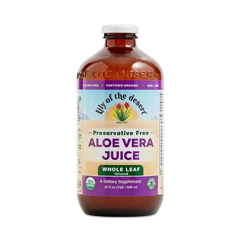 Whole Leaf Aloe Vera Juice Preservative Free Thrive Market