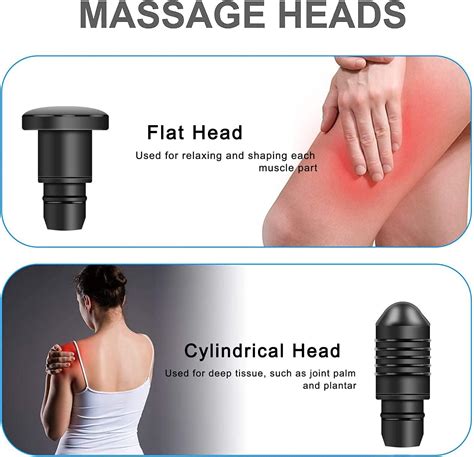 Replaceable Massage Gun Heads For Hypervolt Go 8 Different