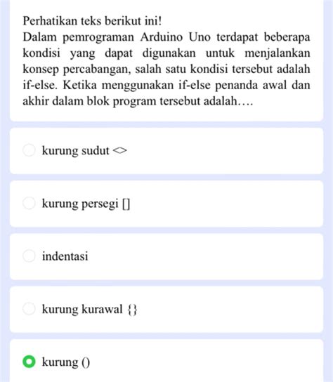 Perhatikan Teks Berikut Inidalam Pemrograman Arduino Uno Terdapat Beber