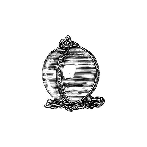 Illustration Vectorielle De Sphère De Cristal Magique Dans Le Style De