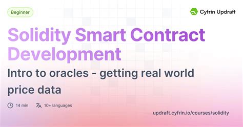 Video Fund Me Intro To Oracles Getting Real World Price Data