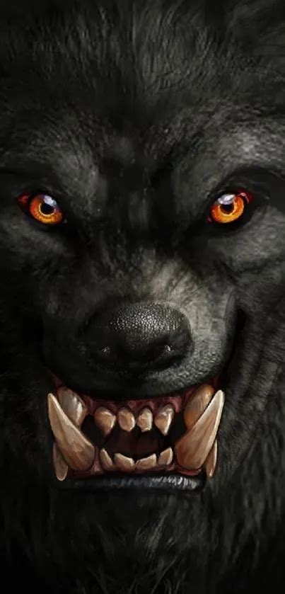 Fierce Wolf Mobile Wallpaper Free Download
