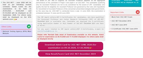 UGC NET 2020 Admit Card Out Exam Analysis Dates Syllabus Eligibility