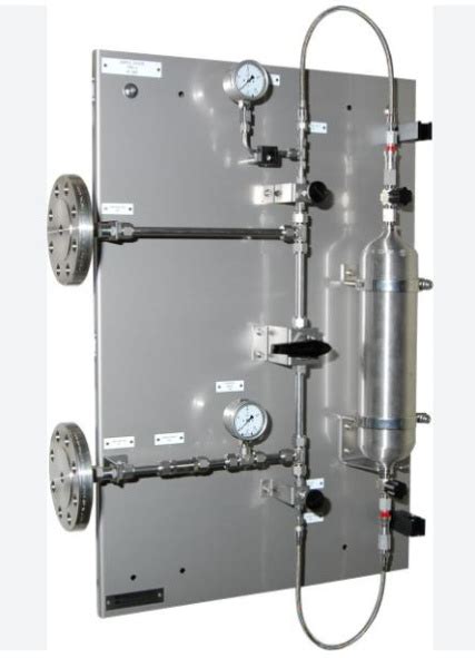 Stainless Steel 316 Gas Sample Cylinder System With Ball Valve Needle Valve Quick Connector