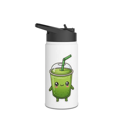 Chibi Matcha Coffee Cup Digi Sticker  Png Pdf Etsy