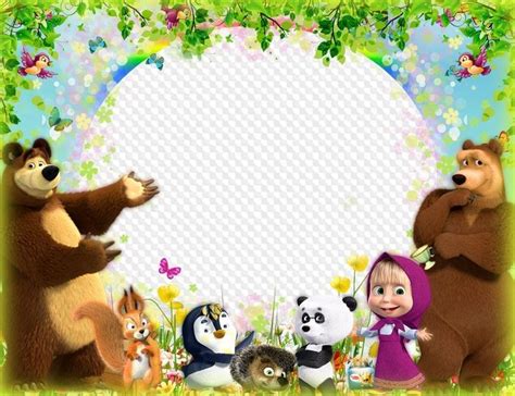 Convite Chalkboard Masha E O Urso 11 Fazendo A Nossa Hacer