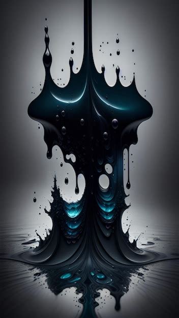 Premium Ai Image Liquid Melted Gradient