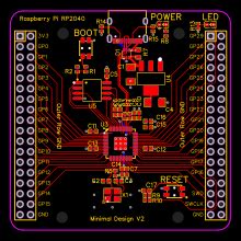 PCB Minimal RP2040V2 Resources EasyEDA