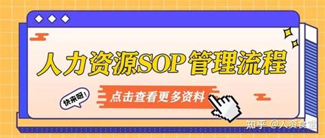 2023人力资源SOP管理流程 doc 知乎