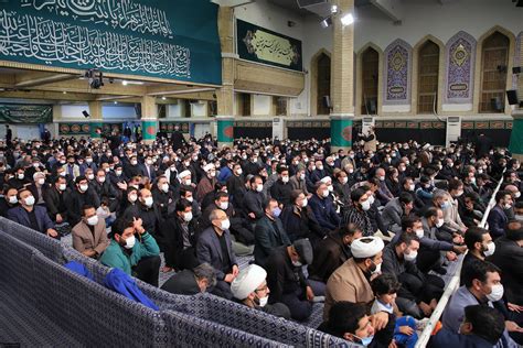 حسینیہ امام خمینی میں بنت رسول حضرت زہرا کی شب شہادت کی مجلس