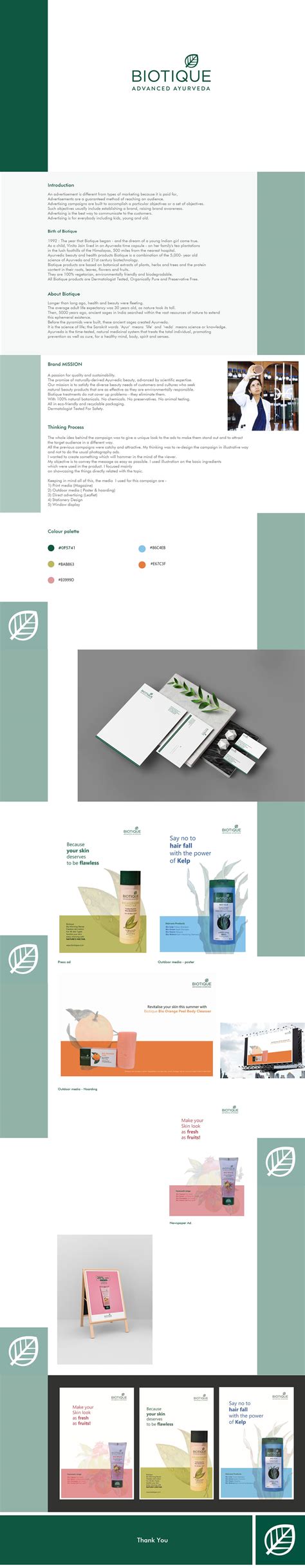 Biotique campaign on Behance