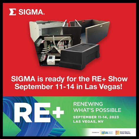 Sigma Power And Energy Embraces Red White Blue And Green — Sigma