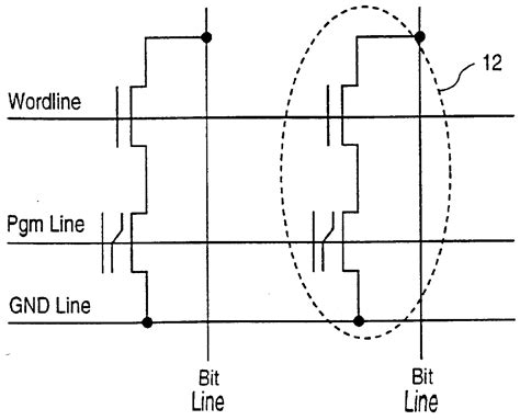 vertically stacked field programmable nonvolatile memory and method of