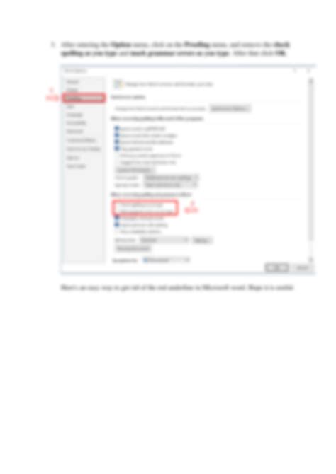 SOLUTION How To Remove Red Underline In Microsoft Word Studypool