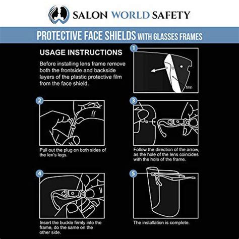 Getuscart Tcp Global Salon World Safety Face Shields With Black