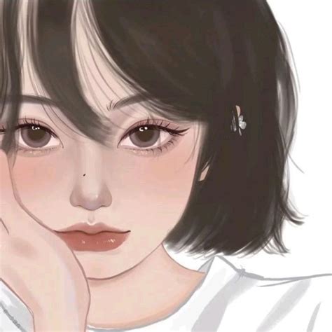 Profil Klasik Cute Gadis Seni Digital Gadis Seni Gadis Fantasi