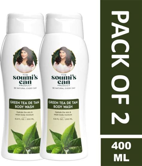 The Soumis Can Product Green Tea De Tan Body Wash Pack Of 2 Price