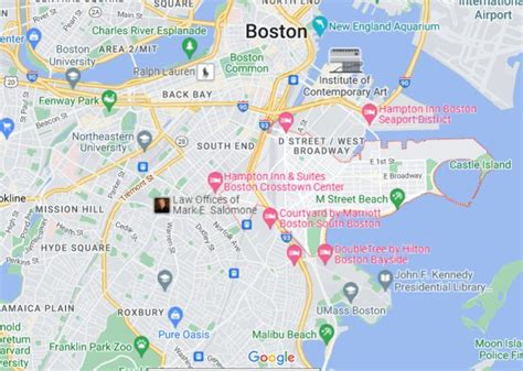 South Boston Boston Nbhd Massachussetts Area Map And More