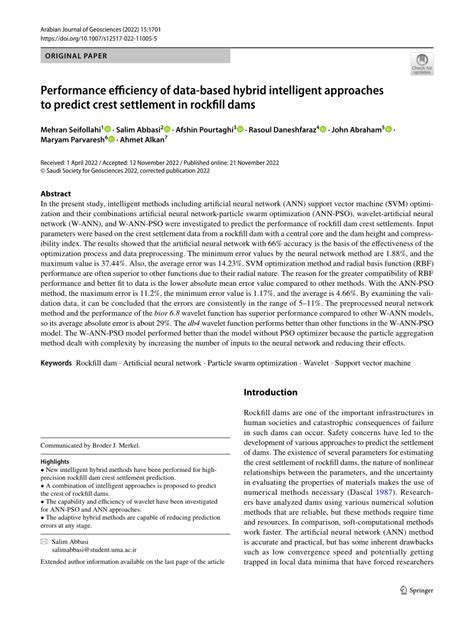 pdf performance efficiency of data based hybrid intelligent
