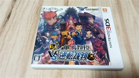 Yahooオークション 3ds レイトン教授vs逆転裁判