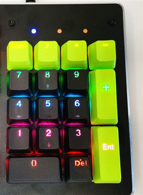 Buy Keys Numeric Keypad Numpad Key Cap Pbt Double Backlit Keycaps For Mini Numpad Portable