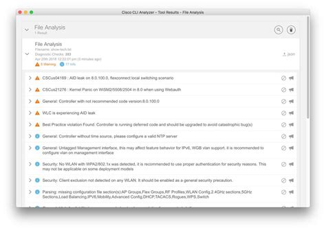 Cli Analyzer ツールを使って Wlc の既知の不具合を検出する方法 Cisco Community