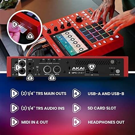 Akai 專業 Mpc One 獨立取樣器和音序器 Akai Professional Mpc One Standalone Sampler And Sequencer 興趣及遊戲