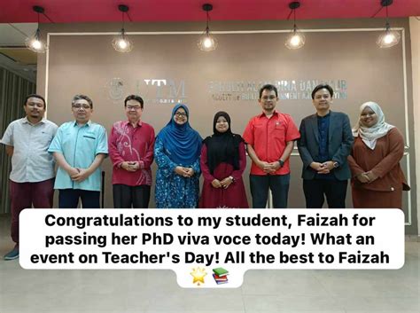 Acknowledging Dedication Faizahs Phd Viva Voce Uznir Ujang Phd