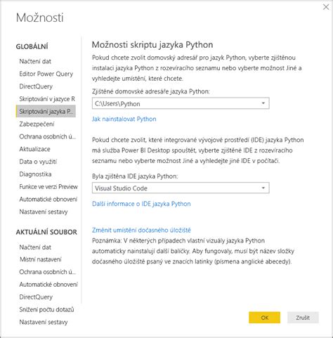 Spouštění skriptů Pythonu v Power BI Desktopu Power BI Microsoft Learn