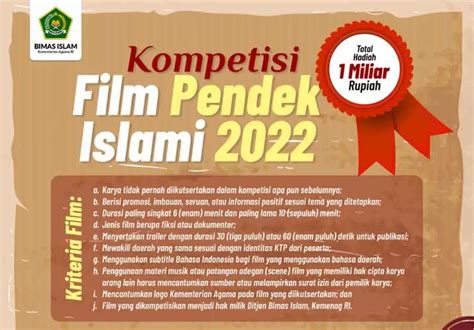 Kemenag Gelar Kompetisi Film Pendek Islami 2022 Pontianak Post